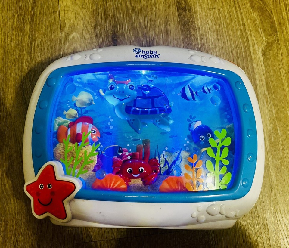 Baby Einstein Sea Dreams Soother Fish Crib Toy Musical Light Up Sleep ...
