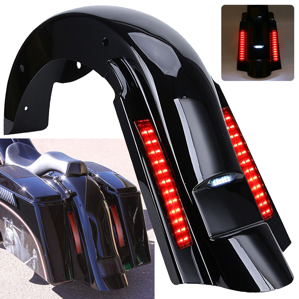 4" CVO Rear Fender Stretched Extended for Harley Touring 1997-2008 w ...
