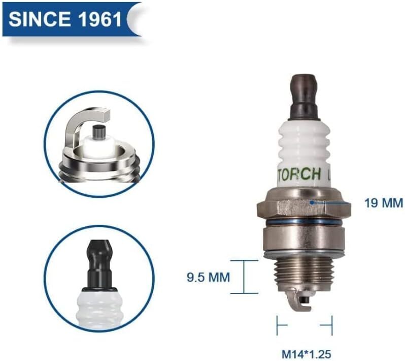 1-8 TORCH L8RTC Spark Plugs for NGK BPMR8Y Champion RCJ6Y for Kawasaki ...