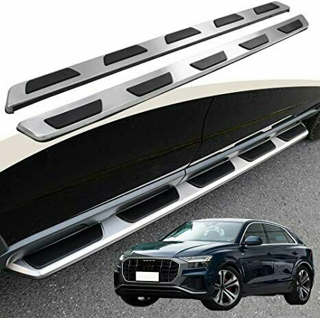 2Pcs Fixed Side Steps Running Board Nerf Bars Fits for Audi Q8 2019 ...