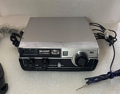 VINTAGE 70'S SHARP CB RADIO MODEL CBT-58 23 CHANNEL | eBay