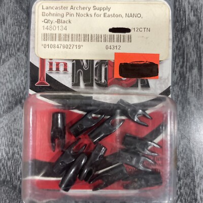 Bohning The Blazer Pin Nocks For Easton NANO Black 12 Pack | eBay
