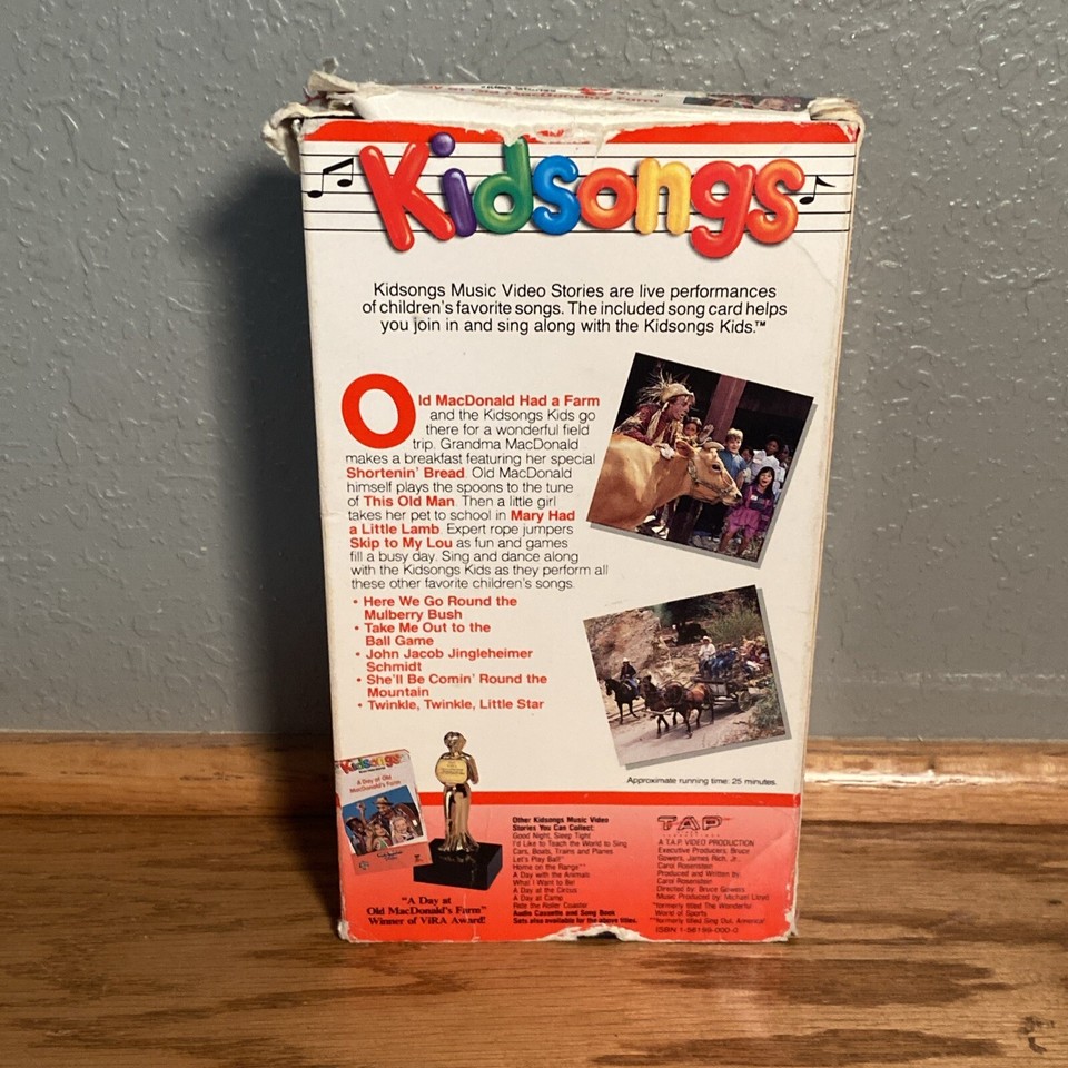 Kidsongs View-Master Video VHS Tape Music A Day at Old MacDonald's Farm ...