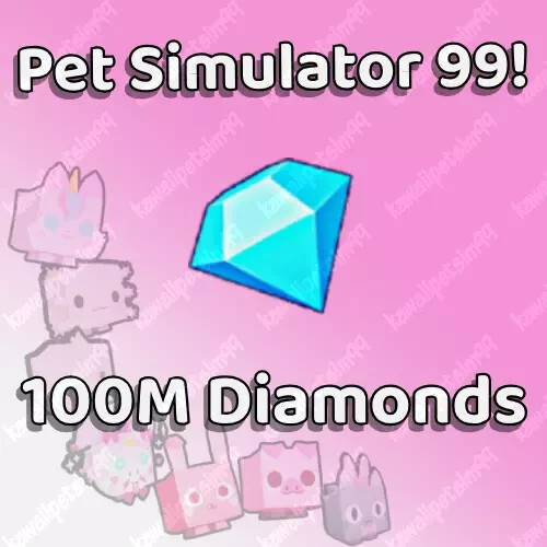 Pet Simulator 99 (PS99) Pet Sim 99 - Diamonds/Gems - - Fast Delivery ...