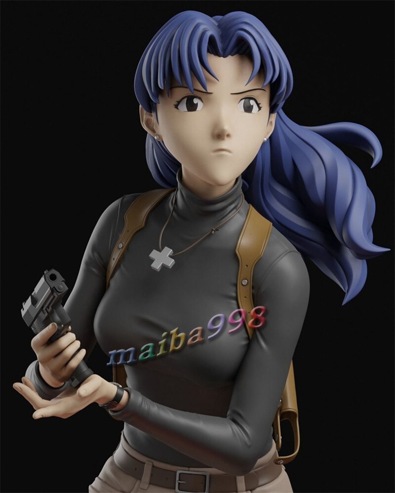 1/8 21cm Misato Katsuragi 3D Printing Figure Model Kit Unpainted ...