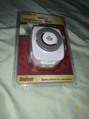 Stanley Lampmaster Mini 24 hr Pin Master Brand New | eBay