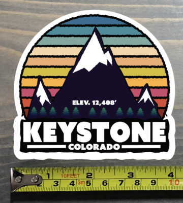 Keystone Sticker Decal Colorado Ski Snowboard Mountain Breckenridge ...