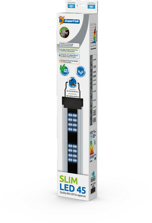 Superfish Slim LED Aquarium Fish Tank Plant Light - 45-93cm 28-59W ...