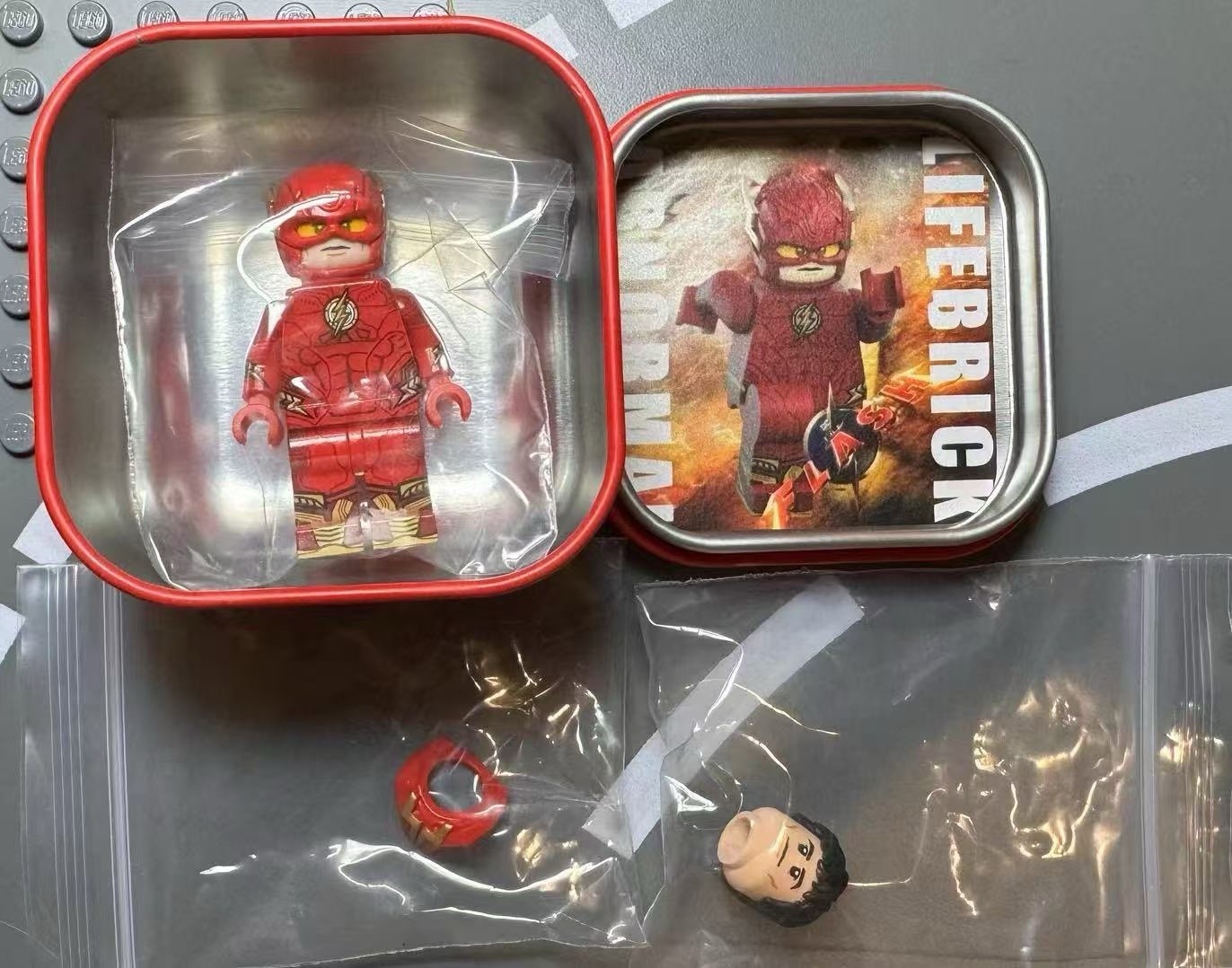 Abnormal X Life Brick Minifigure The Flash Custom Minifigure For LEGO ...
