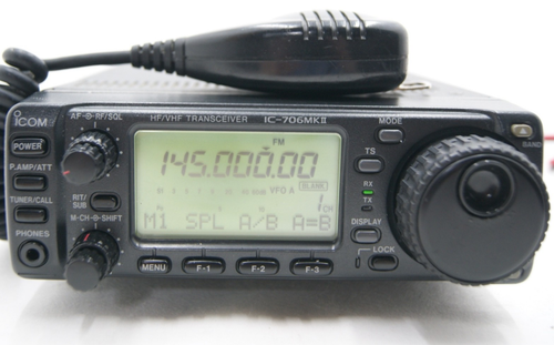 MARS MOD ICOM IC-706 MKII HF/VHF Transceiver 100W + Mic Good Cond. | eBay