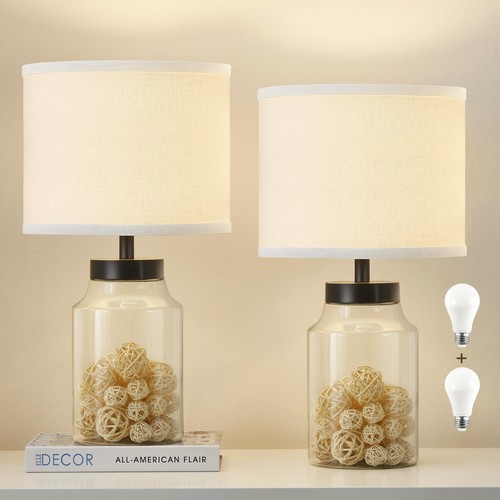 Fillable Table Lamp for Christmas Decorations, Table Lamp with DIY ...