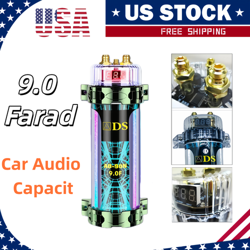 5.0/9.0 Farad Digital Capacitor, Car Audio Capacitor, Protection for ...