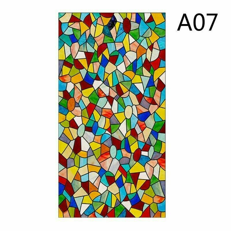 Window Film Light Filter Frosted Stained Cling Glass Sticker Self ...