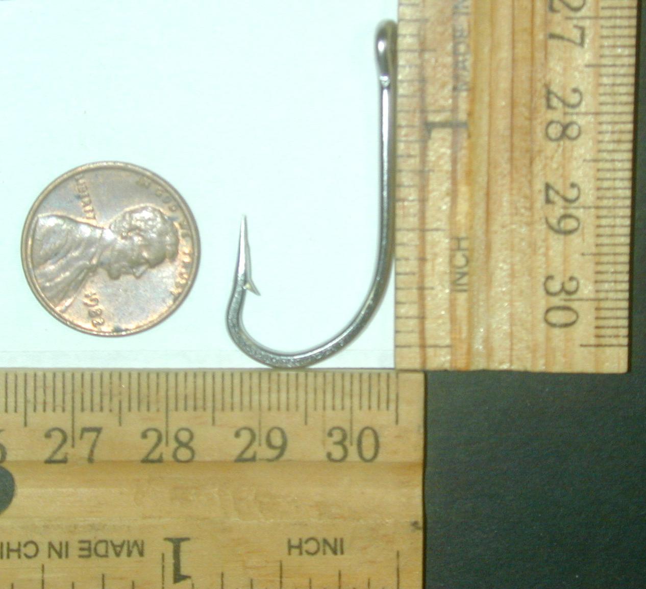 50 34007 2/0 SS long shank fish hooks salmon tarpon flies trot long ...