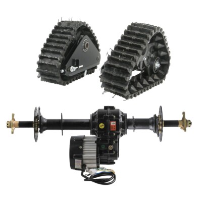 30" Rear Axle Kit + Differential Motor +Rear Wheel Track Snow Sand ATV ...