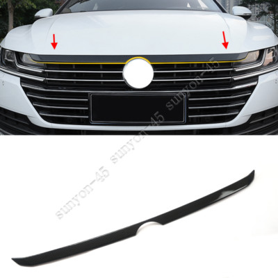 For VW Arteon 2019 2020 ABS carbon Hood Bonnet Guard Cover Molding 1P ...