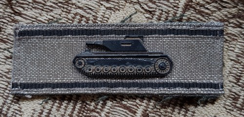 Ww2 German Arm Shield Tank destroyer cloth patch silver - vintage | eBay