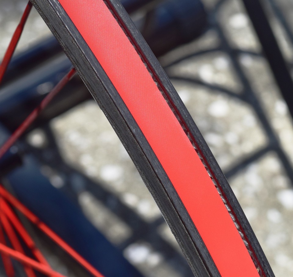 Red Bicycle Wheel Rim Strips - 26 inch x 20mm - 2 pack - Alternative to ...