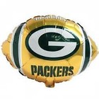 18" NFL Green Bay Packers Football Shaped Foil Balloon - Licensed ...