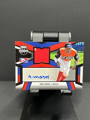 2023 Elite Extra Andy Matos /199 Patch Auto #DMS-AM Dominican Prospect ...