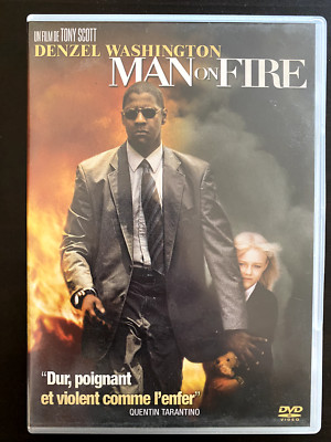 DVD- " MAN ON FIRE " - DENZEL WASHINGTON - TBE | eBay