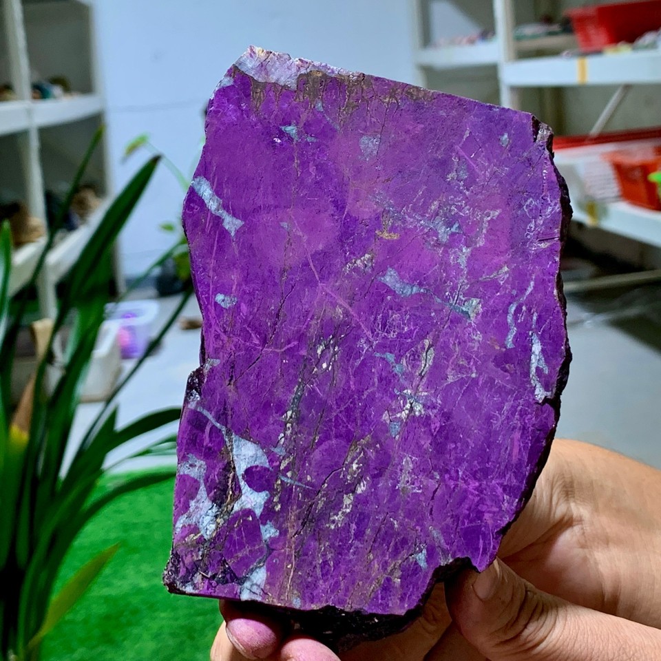 352G Namibia Natural Metallic Dark Purple Purpurite Piece Rough Rare ...