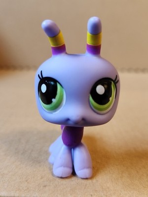 Hasbro Littlest Pet Shop LPS #134 Purple Ant Bug Figure Green Eyes ...