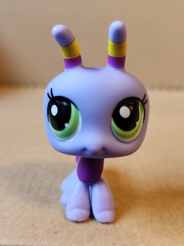Hasbro Littlest Pet Shop LPS #134 Purple Ant Bug Figure Green Eyes ...