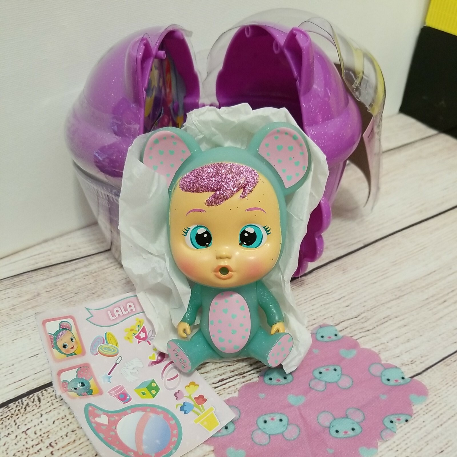 Lala Mouse Cry Babies Magic Tears Series Winged House Open but New Mini ...