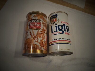 LOT OF 2 PETER HAND BEER 12 OZ STRAIGHT EDGE STEEL CANS CHICAGO, IL | eBay