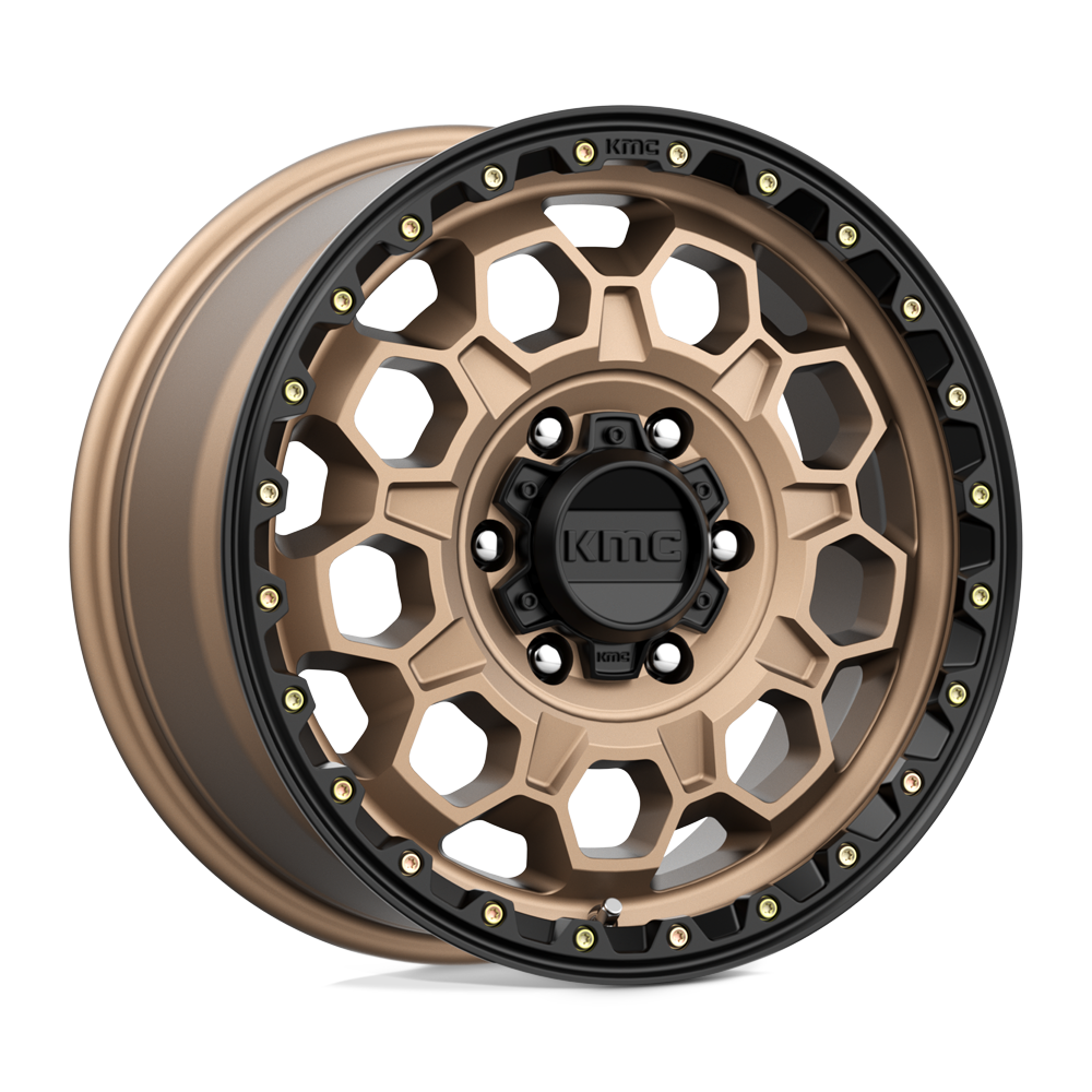 17 Inch Bronze Rim Wheel KMC KM545 Trek 17x9" -12 6 lug Chevy GMC ...