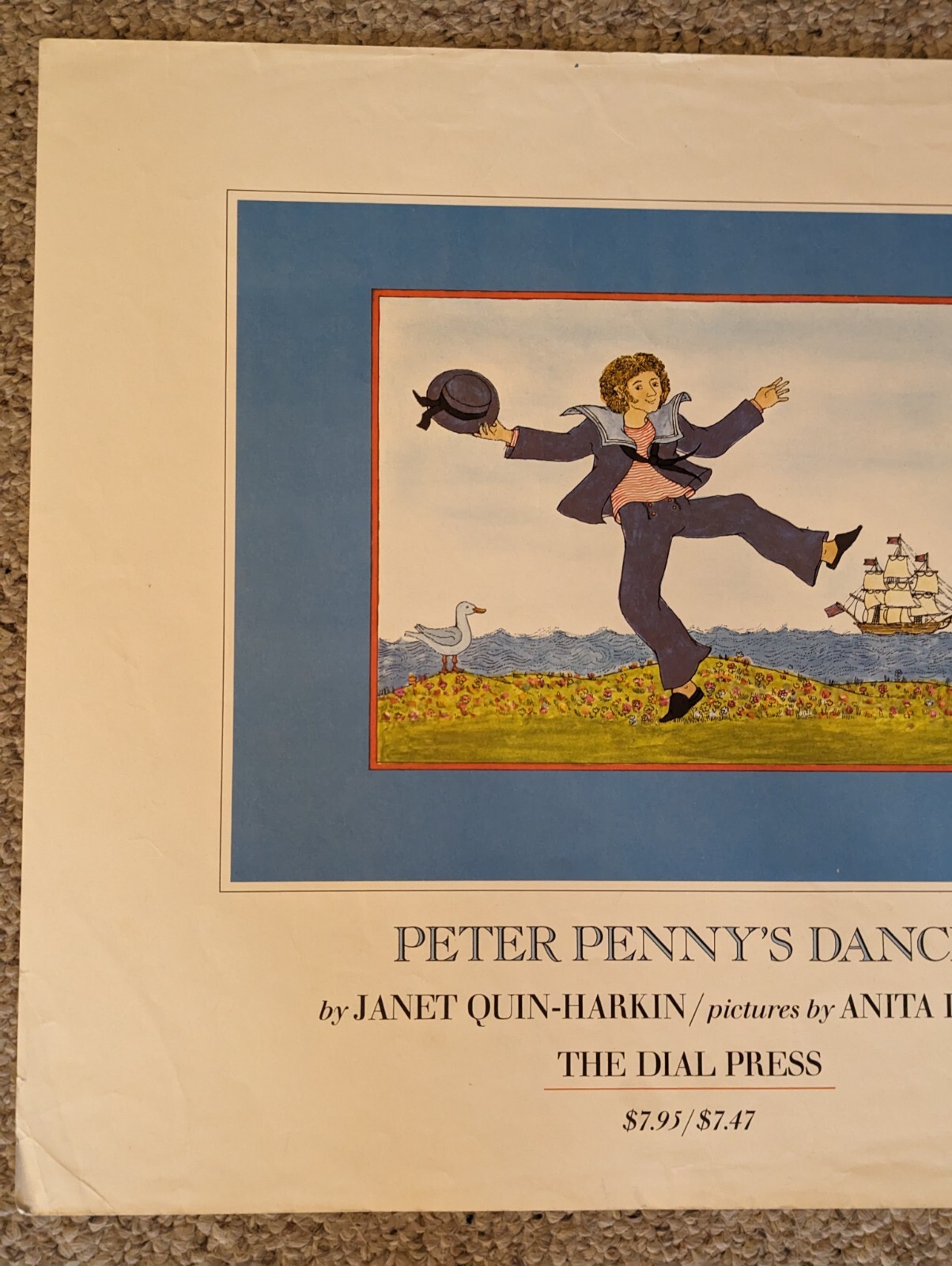 PETER PENNY'S DANCE Book by Janet Quin-Harkin Advertising Poster 1975 ...