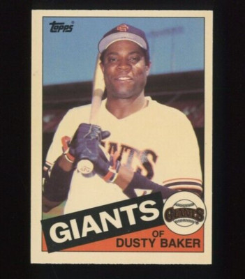 1985 TOPPS TIFFANY #165 DUSTY BAKER SAN FRANCISCO GIANTS | eBay