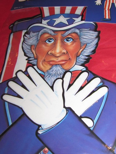 1995 Beistle Jointed Uncle Sam Cutout #55675, 1/pkg, 36 inches | eBay