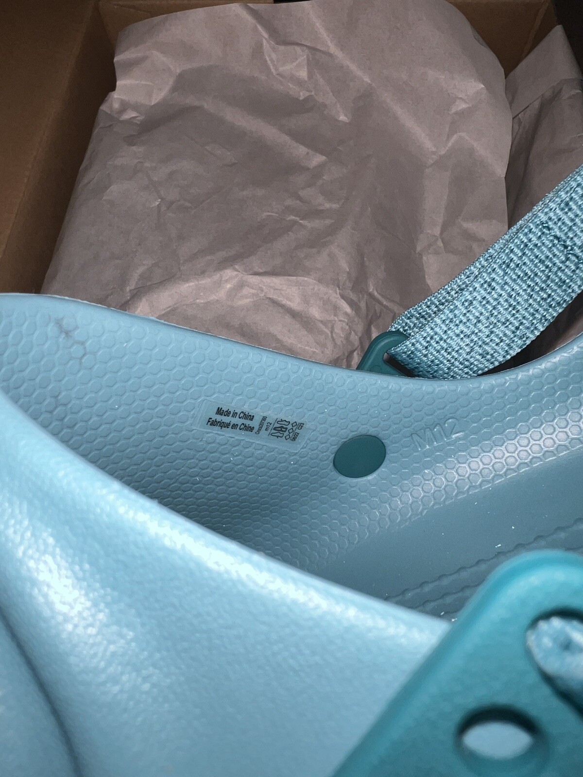 Salehe Bembury Crocs Size 12 - Mens Pollex Clog by ‘Turq Tonic’ Perfect ...