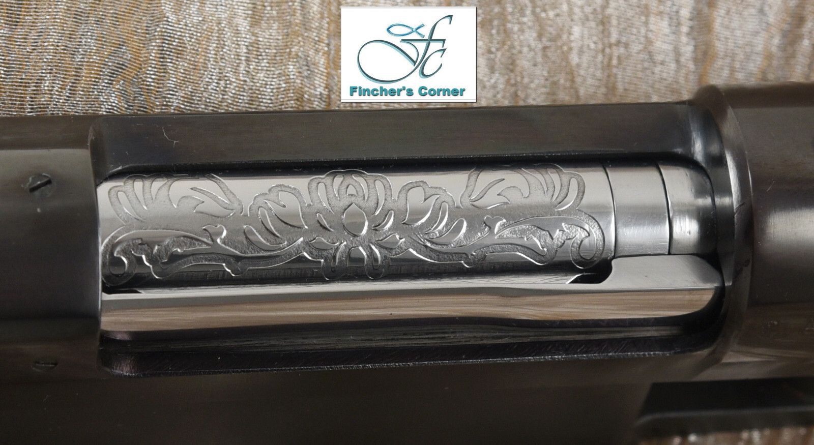 98 Mauser Large Ring Bolt Body Straight Handle Polished & Personalize ...