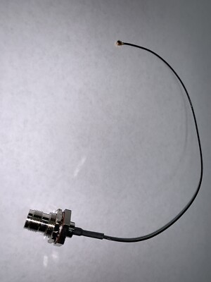 QTY 10 Amphenol UMCX 2.5 To TNC Bulkhead Female 10” Cable 0.81mm Coax ...
