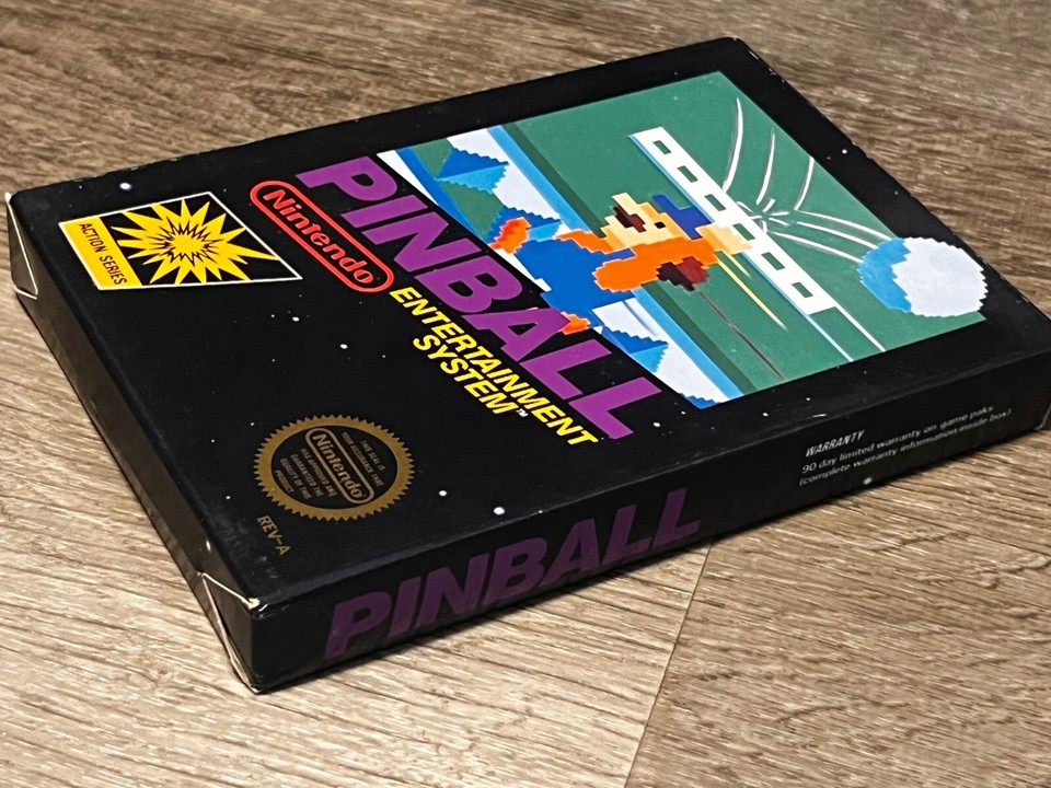 Pinball Nintendo Nes w/Box Excellent Shape Authentic | eBay