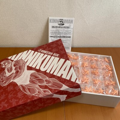 Kinnikuman Kinkeshi Box 418 Types Complete Set Only Muscle DVD-BOX ...