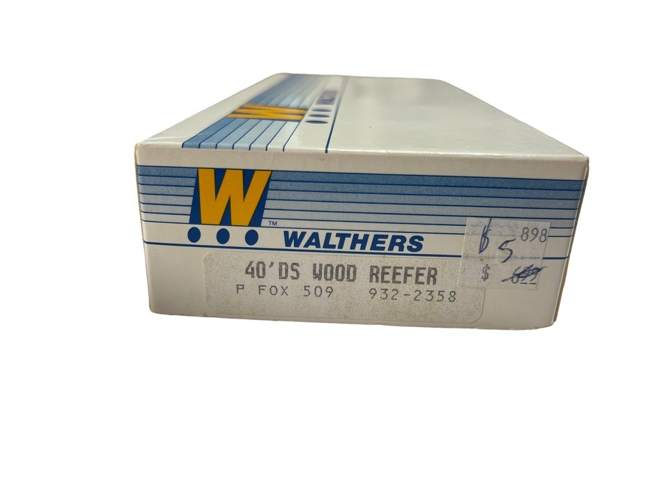 HO Scale Walthers Kit 932-2358 PFQX 509 Peter Fox Sons Co 40' Wood ...
