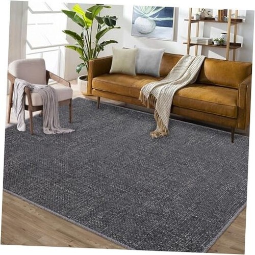 Area Rug 8x10 Machine Washable Modern Solid Textured Area Rug Indoor | eBay