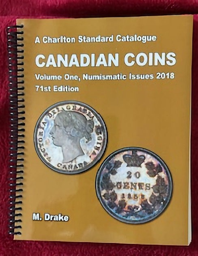 Spiral Bound Charlton Catalog Canadian Coins Vol 1 Numismatic Issues ...