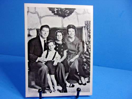Vintage Ronald Reagan Family Rockshots Christmas Card Signed 1983 w ...
