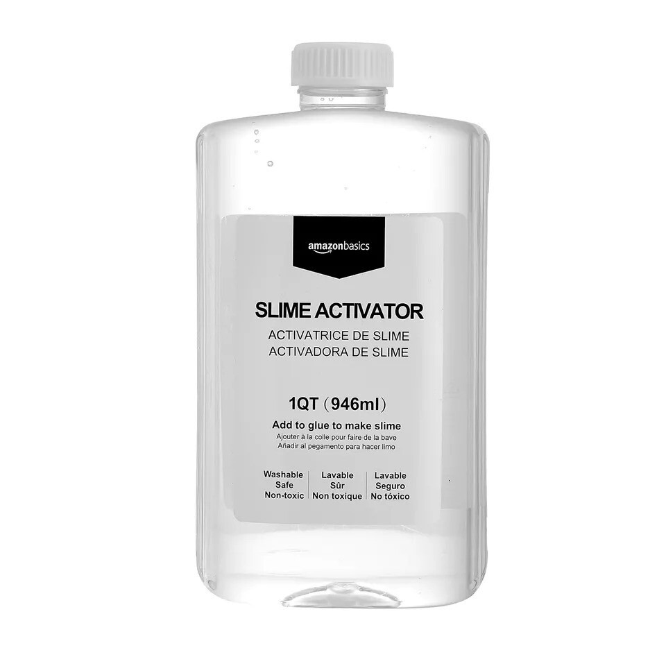 Amazon Basics Slime Activator Solution 1 QT 946Ml Baking Soda ...