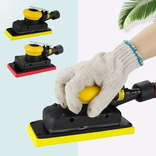 Pneumatic Orbital Rectangular Air Sander Pad Grinder Polisher Sanding ...