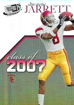 2007 Press Pass SE Class of 2007 #6 Dwayne Jarrett RC USC Trojans ...