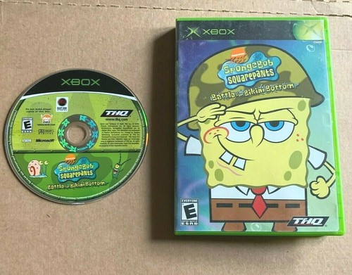 SpongeBob SquarePants Battle for Bikini Bottom (Microsoft Xbox) Party ...