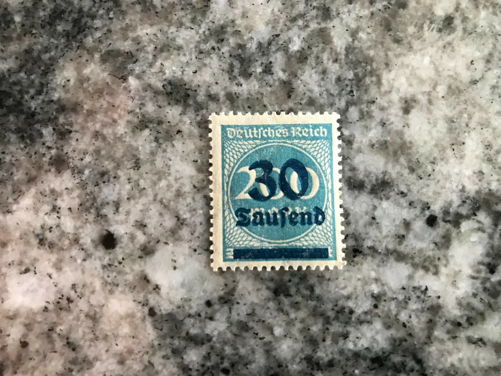 Vintage Deutsches Reich German Stamp 30 Saufend over 200 Mark Unused | eBay