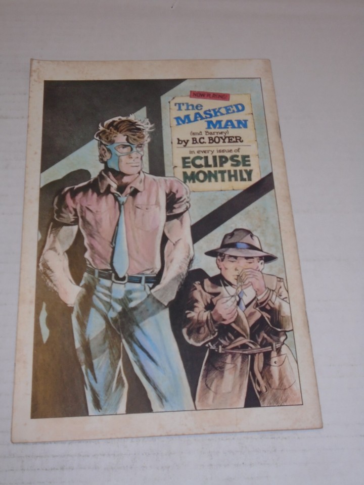 ECLIPSE MONTHLY #8 (1984) Masked Man, Dirty Pool, Carlos McLlyr, Eclipse Comics | eBay