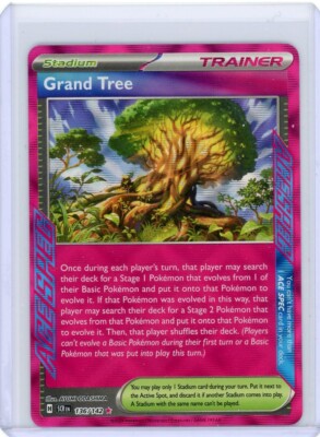 Grand Tree Pink Trainer 136/142 Stellar Crown Pokemon | eBay